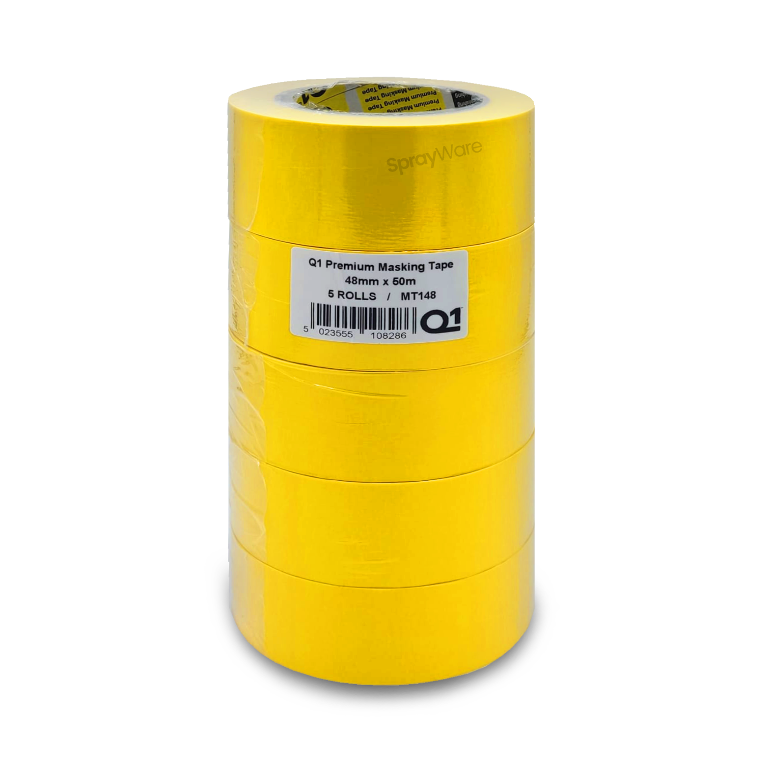 Q1 Premium Masking Tape Roll 24/36/48mm Sleeve Painter Professional ...