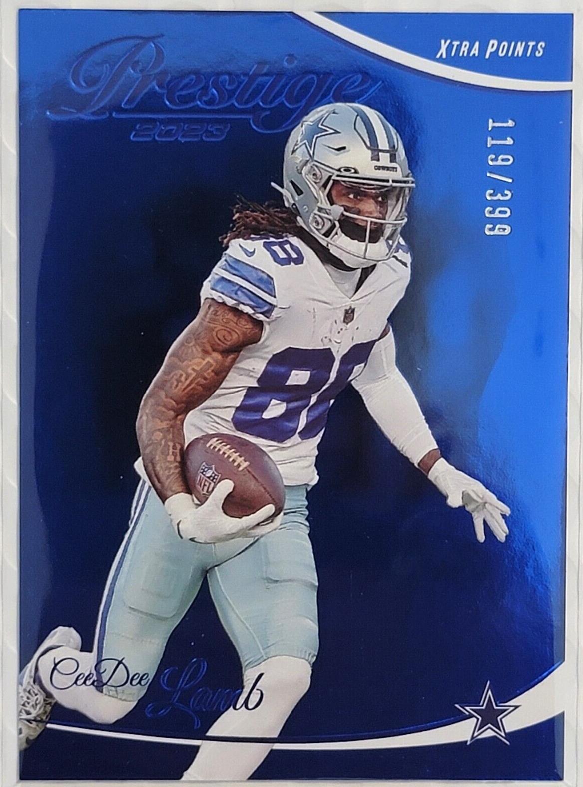 2023 Panini Prestige - CeeDee Lamb #77 Xtra Points Blue /399 for sale ...
