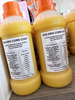 GOLDEN CORN COAT 500ML RACING PIGEON VITAMINS INTESTINAL | eBay UK
