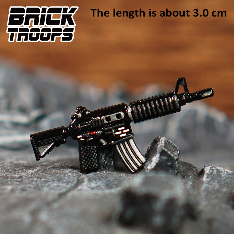 Custom M4 Rifle Variants for Minifigures -Pick Color!- NEW Brick Troops ...