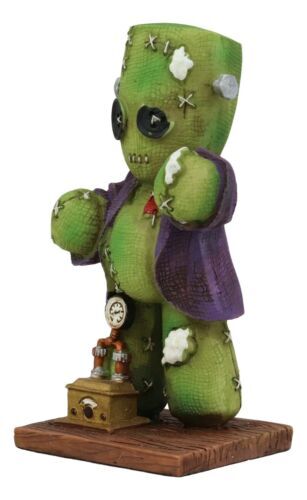 4 Inch Tall Pinhead Monster Frankenstein Steampunk Clock Resin Figurine ...