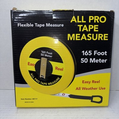 All Pro Flexible 165Ft/50 Meter Tape Measure-All Weather Use 80117 | eBay