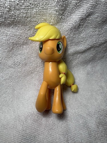 2017 My Little Pony Friendship is Magic APPLEJACK Molded Plastic Vinyl ...