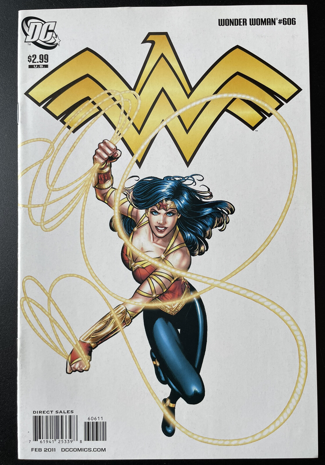 Wonder Woman #606 • White Lasso cover! (DC Comics, 2011) J. Michael ...