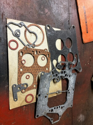 1955 PONTIAC V8 ENGINE CARBURETOR GASKET REPAIR REBUILD KIT NOS | eBay