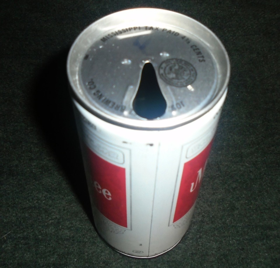 Old Milwaukee Beer "Ring Pull" Top 14 Ounce CRIMPED 1970's Beer Can | eBay