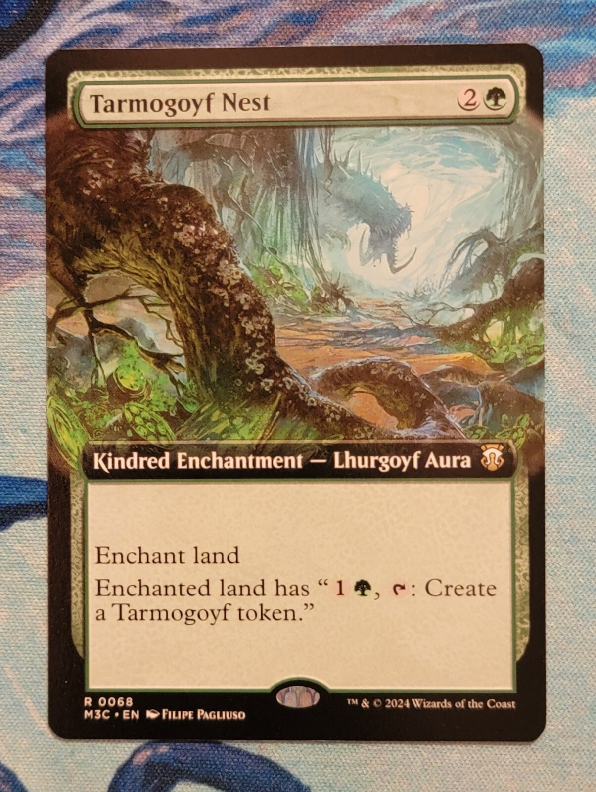 1x Tarmogoyf Nest - EXTENDED ART Commander: Modern Horizons 3 MH3 MTG ...
