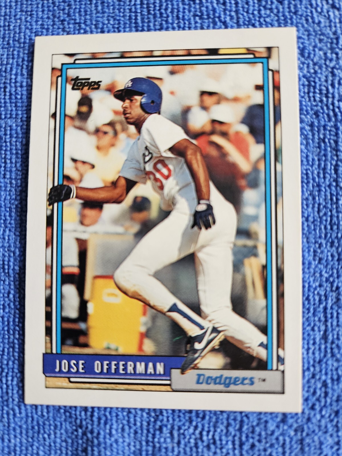 1992 Topps Baseball Card Jose Offerman Los Angeles Dodgers #493 | eBay