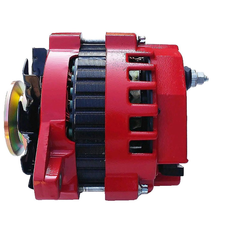 Hi Amp Hi Output 1 One Wire Red Alternator For GM Chevrolet 220 Amps ...
