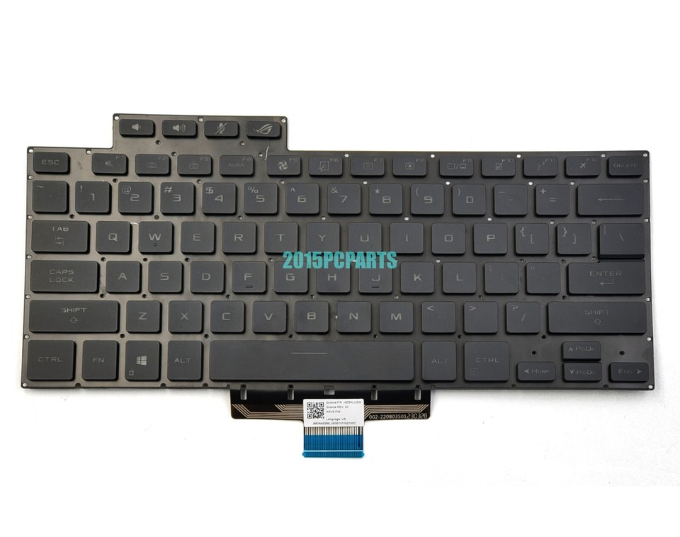 New for Asus Zephyrus G15 GA503Q GA503QR GA503QS M16 GU603H Keyboard US ...