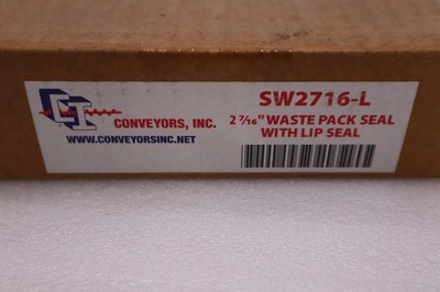 Conveyors Incorporated SW2716-L 2 7/16 WASTE PACK SEAL W/LIPSEAL STOCK ...