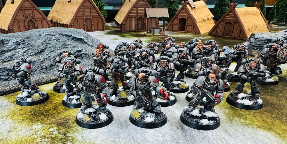 Warhammer 30k Horus Heresy Space Wolves WH40k/WH30k Painted | eBay