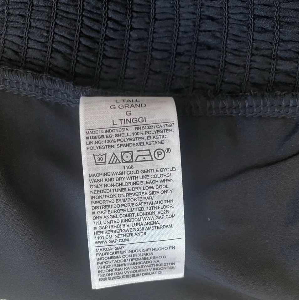 Gap NWT Large Tall Square Neckline Black Velvet Dressy Top Side Ruching ...