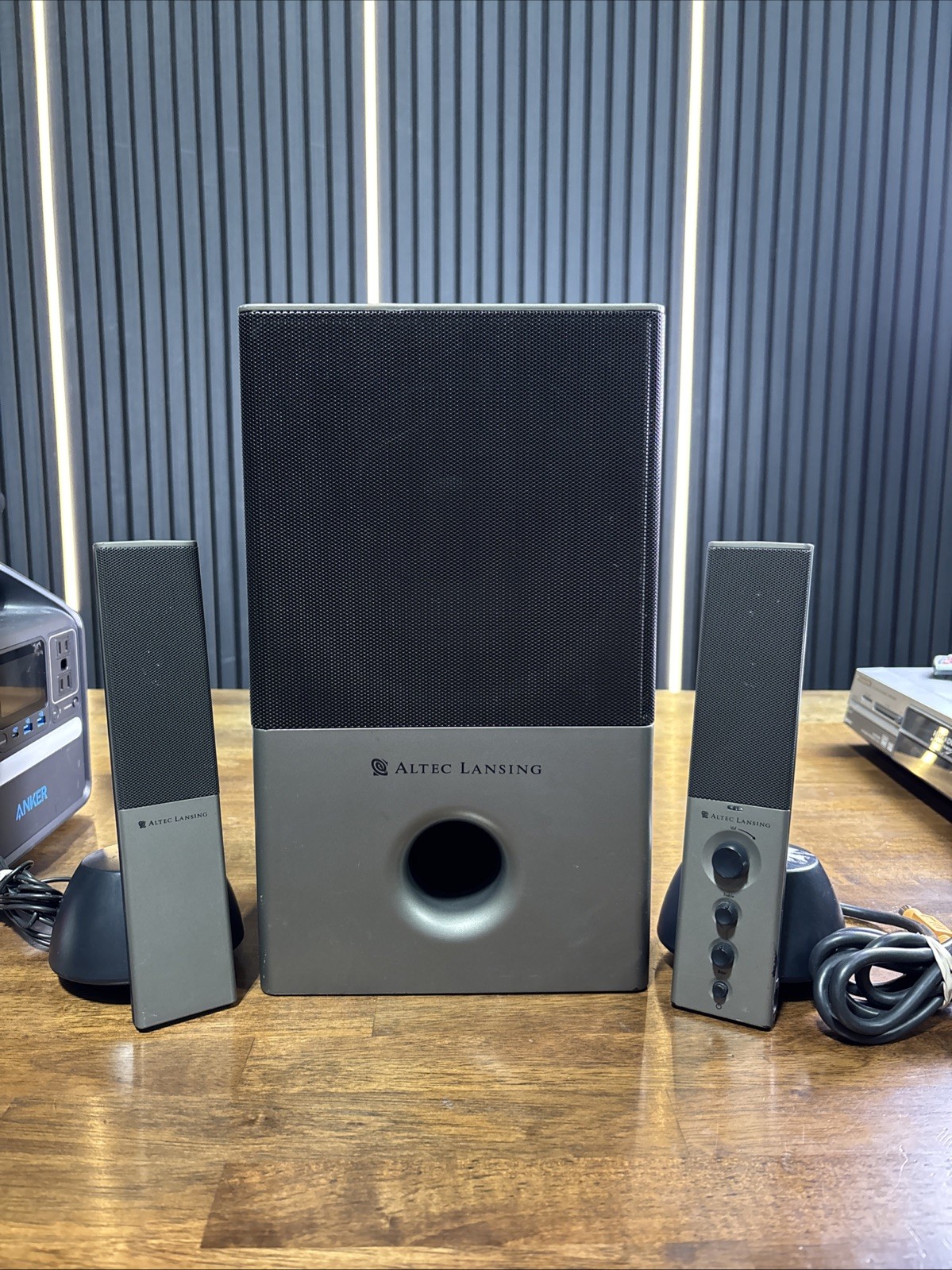 Altec Lansing VS4121 Computer Speakers with Subwoofer. Tested. Working ...