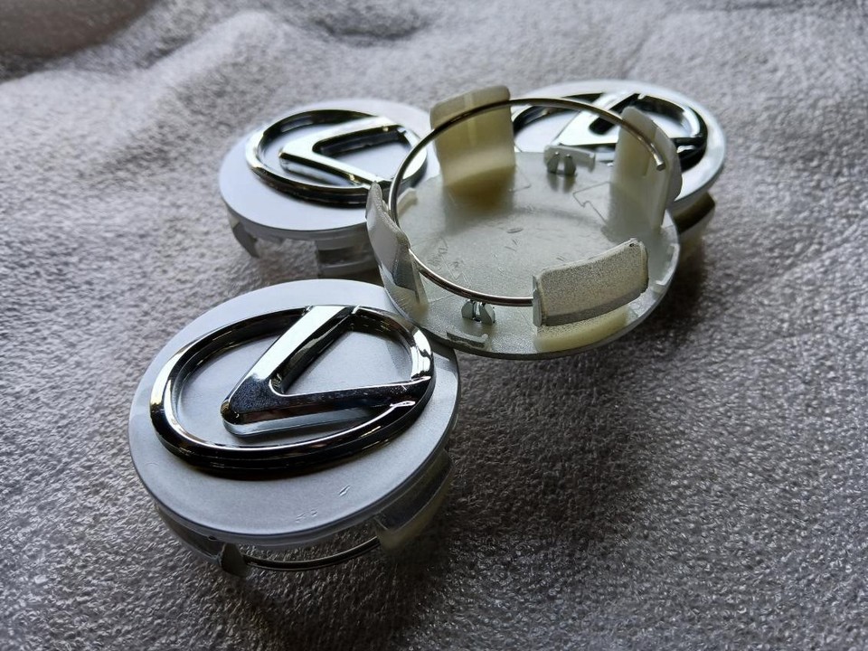 4PC LEXUS Silver Wheel CENTER Hub Caps 62MM Rim fits 2006-2013 Lexus ...
