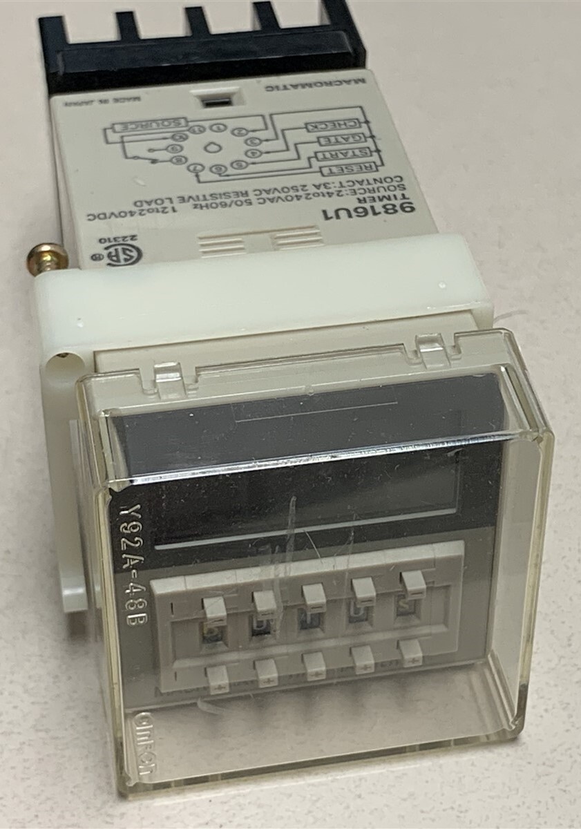 Macromatic 9816U1 Time Delay Relay Ranger III 981 Series for sale ...