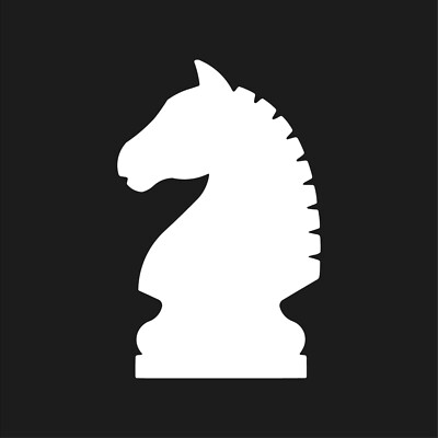 Knight chess piece Vinyl Decal Car Window Horse chess piece Sticker | eBay