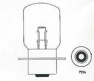 12 volt 48 watt BPF British Pre Focus bulb Classic Cars Motorbike Lucas ...