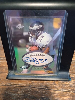 Duce Staley Card 1999 Collector's Edge First Place Pro Signature ...