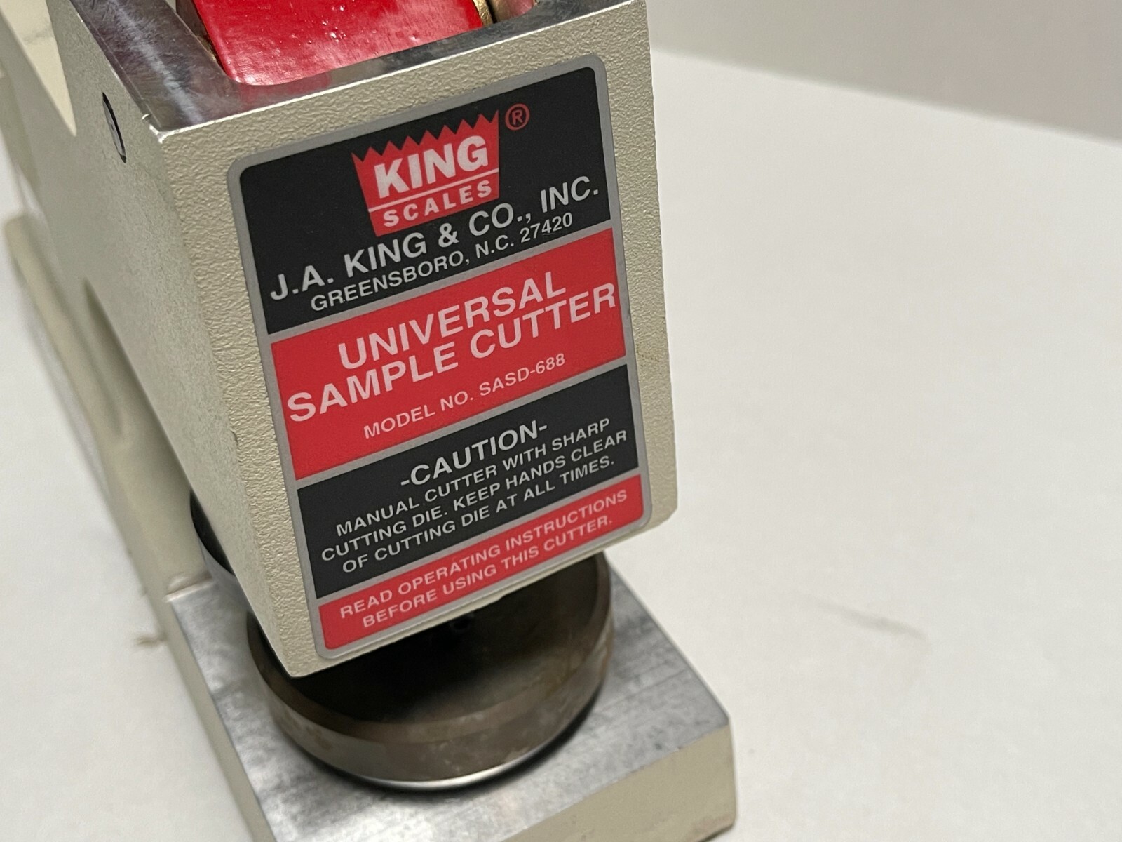 KING SASD-688 SAMPLE CUTTER ADVENTURER PRO AV212 BALANCE CUTTING PADS ...