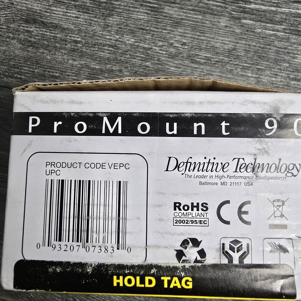 Definitive Technology ProMount 90 Pivoting Wall-Mount Bracket - Black ...