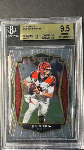Joe Burrow 2020 Select Rookie RC Card #146 BGS 9.5 | eBay