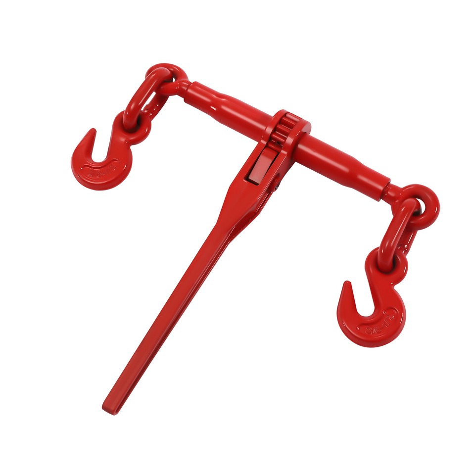 Red Chain Binder Ratchet Load Binder 3/8"- 1/2" for Tie Down 4PCS ...