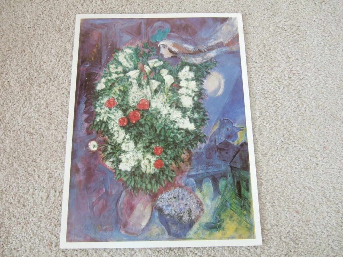 Chagall Lovers Flying