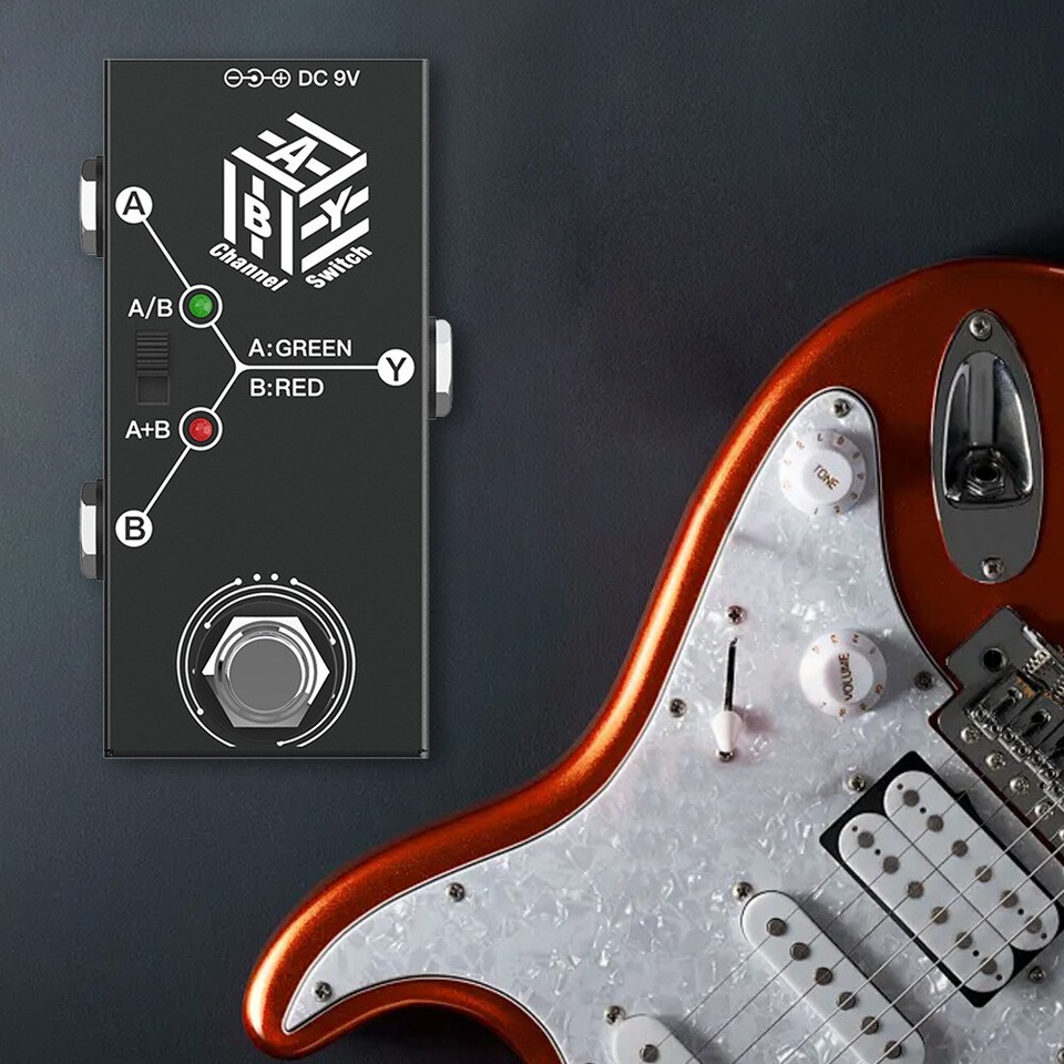 ABY Line Selector Metal Casing Mini Guitar Effect Pedal Anti-slip ...