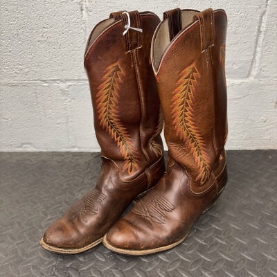 Olathe Vintage Tall Western Boots, Buckaroo, Cowboy Work Boots 10.5D | eBay