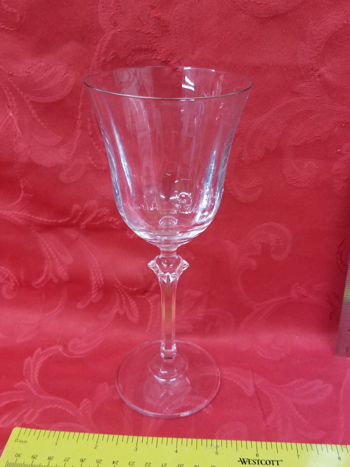 Oneida Crystal FEDORA Water Wine Goblets 8.5 inch Optic | eBay