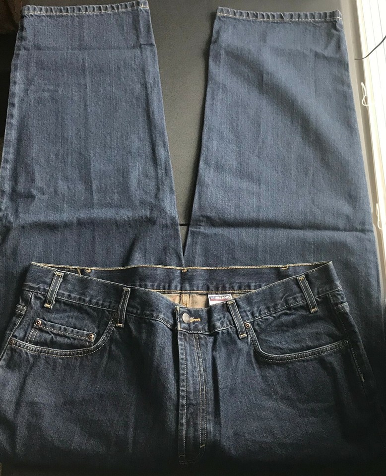 Kirkland Signature Mens Relaxed Fit Denim Blue Jeans Sz 42X30(UBA460 ...