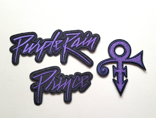 🔥PRINCE THE ARTIST SYMBOL MUSIC PURPLE RAIN EMBROIDERED IRON ON PATCHES ...