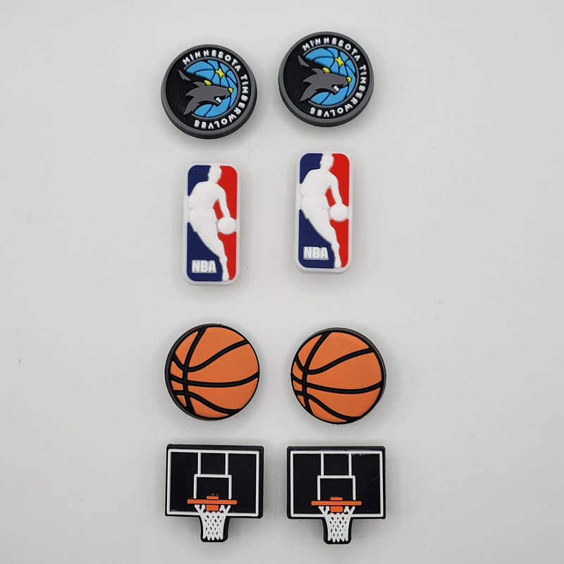 NBA Minnesota Timberwolves Basketball Team For Crocs Shoe Charms - 8 ...