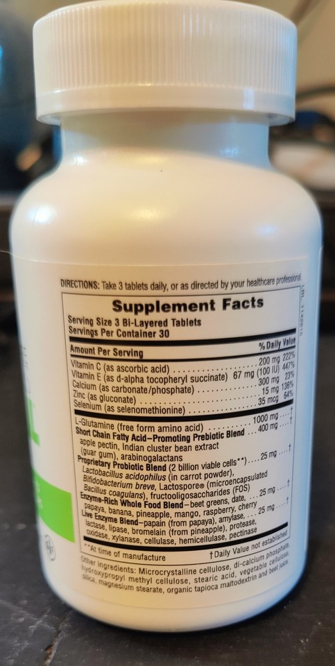 NaturesPlus ~ GI Natural ~ Total Digestive Wellness ~ 90 Tabs ~ Sealed ...