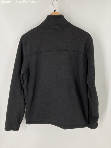 The North Face Black Mock Neck Long Sleeve Full-Zip Womens Jacket Size ...