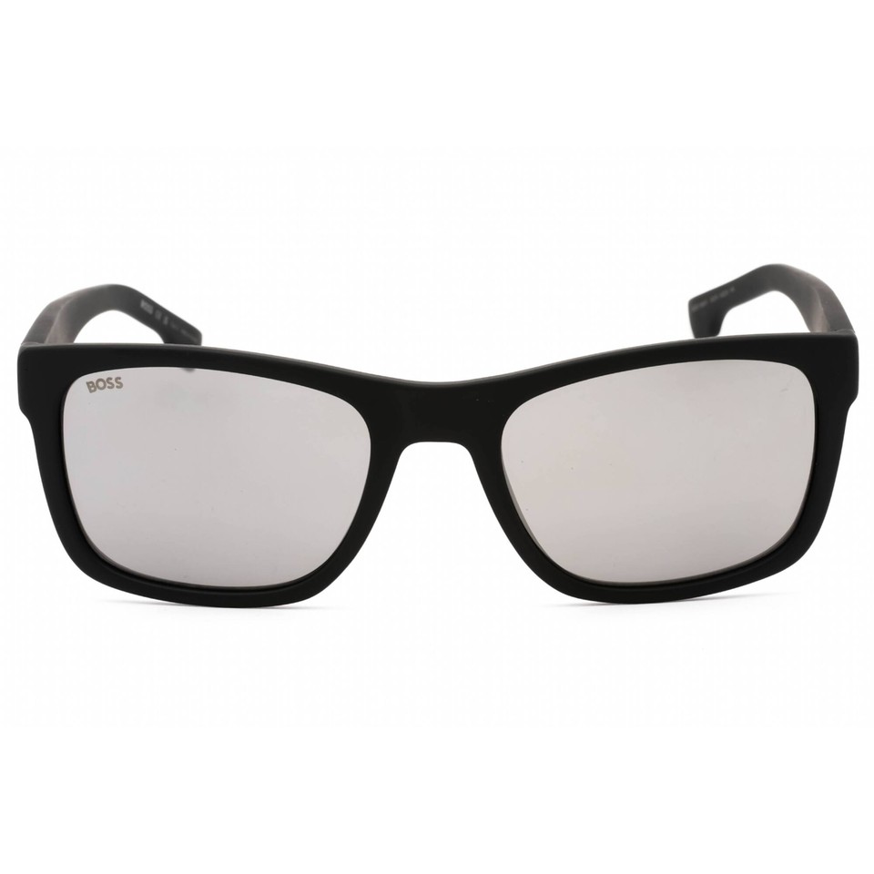 Hugo Boss Men's Sunglasses Matte Black Rectangular Full Rim BOSS 1569/S ...