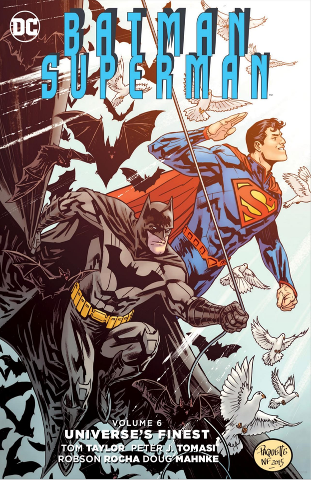 Batman Superman Universe's Finest Double Page Splash Art Alex Konat Rob ...