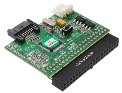 40-Pin Female IDE Motherboard Host to 7-Pin SATA Drive Converter ...