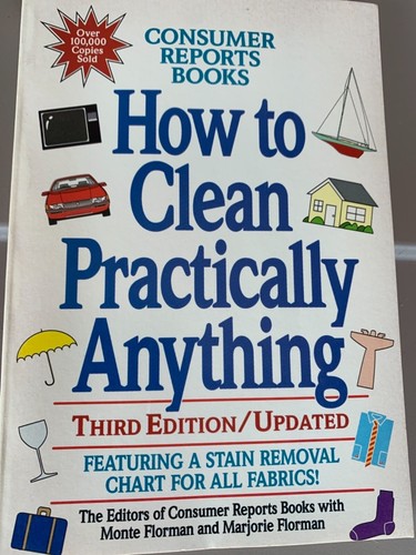 How to Clean Practically Anything--Monte & Marjorie Florman (Paperback ...