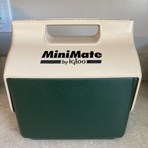 Vintage 1991 Mini Mate Cooler By Igloo Made In USA Retro Green & Teal ...