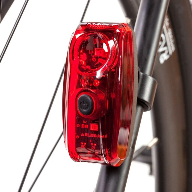 Smart Rl326r Trail 80 Lumen Bicycle Rear Bright Bike Battery Tail Light ...