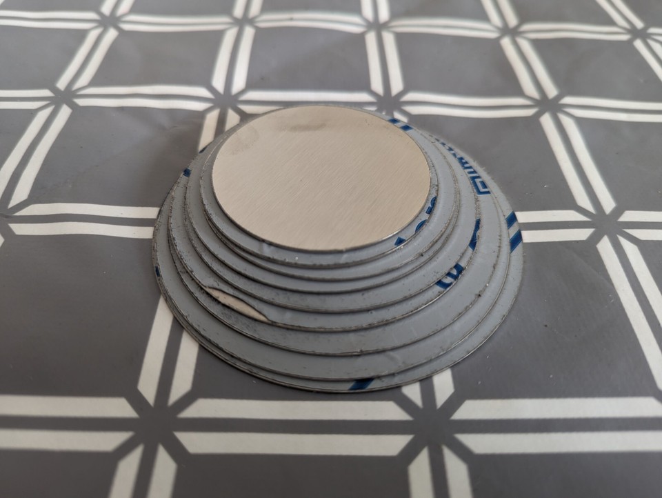 Stainless Steel Disc 2mm thick 304 Brushed DP1 satin. Laser cut blank ...