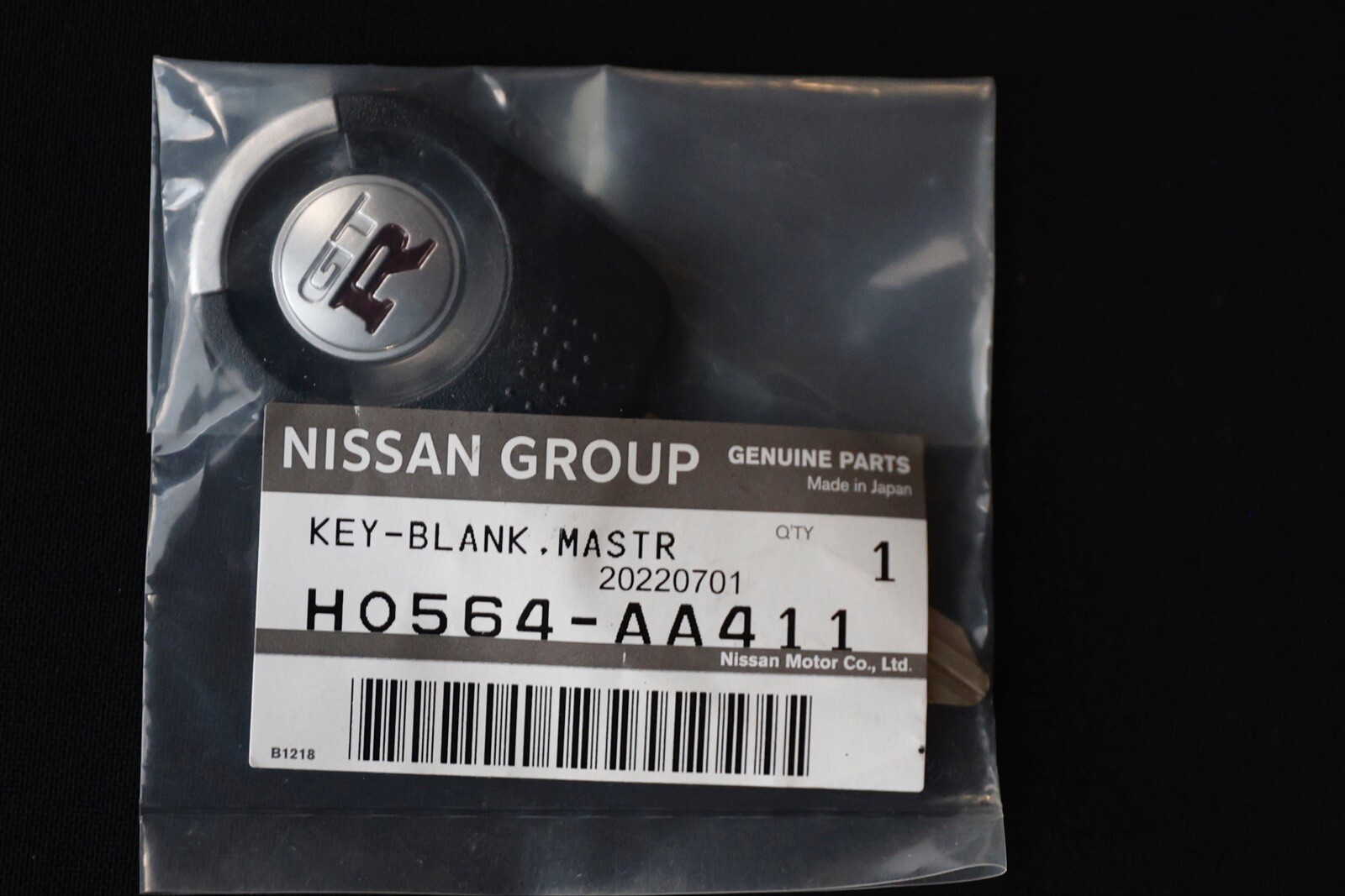 OEM Nissan Skyline R34 GTR Key Blank Without Transponder H0564-AA411 | eBay