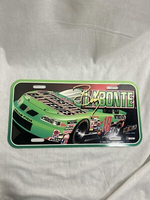 Vintage 1998 Bobby Labonte Interstate Batteries Racing License Plate | eBay