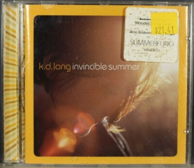 k.d. lang ‎– Invincible Summer - (C23) | eBay Australia
