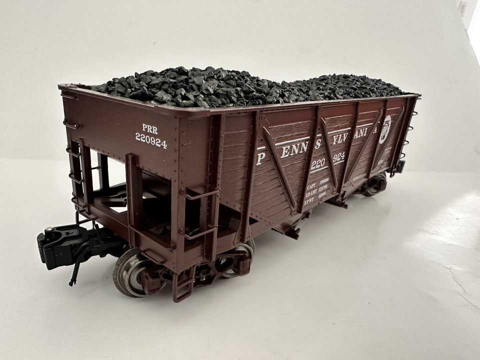 K Line O 6-22108 PRR Diecast 2 Bay Outside Brazed Hopper 220924 Part Of ...