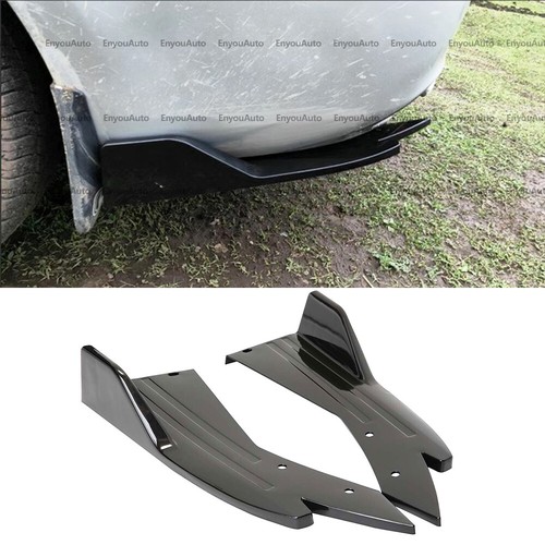 For Subaru Impreza WRX STI Rear Bumper Lip Splitter Diffuser Glossy ...