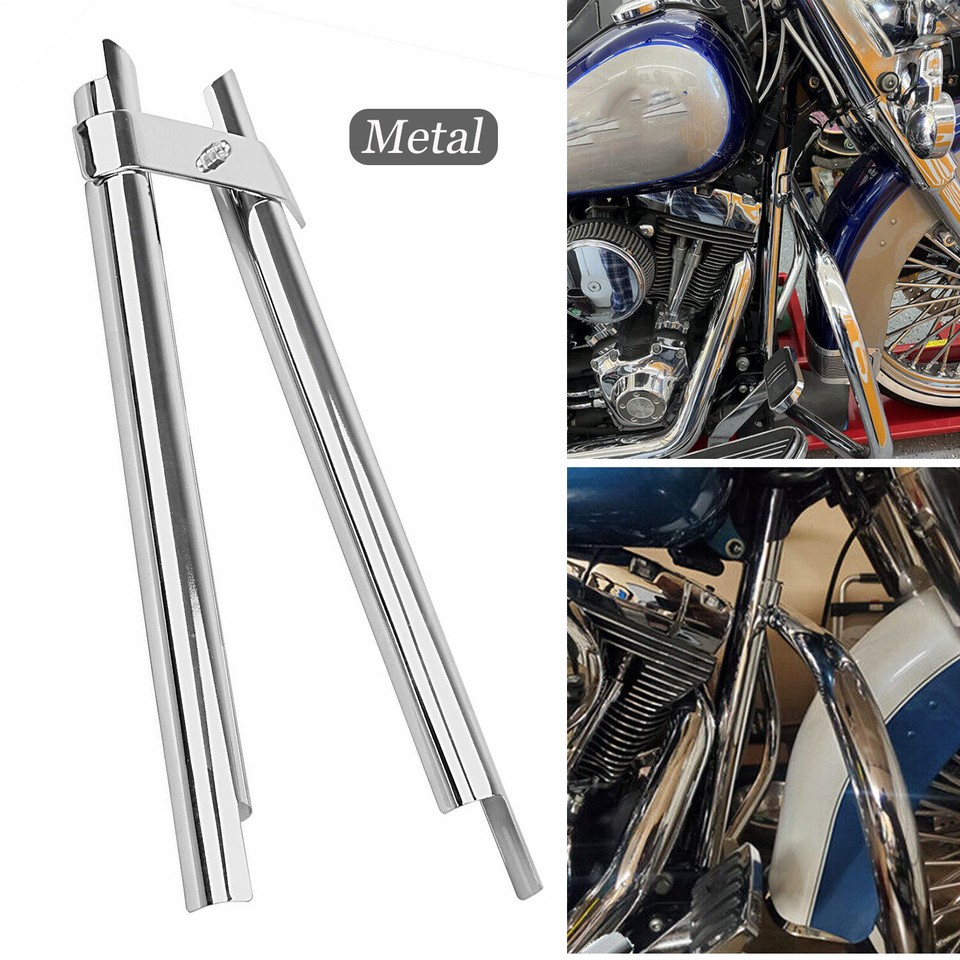 Metal Frame Down Tube Cover Kit For Harley Heritage Softail Classic ...