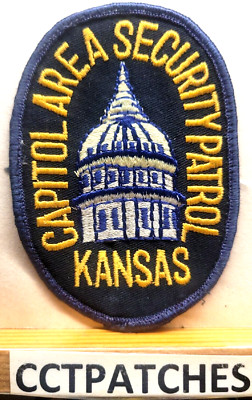 CAPITOL AREA SECURITY PATROL KANSAS POLICE SHOULDER PATCH KS | eBay
